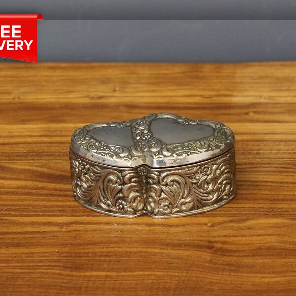 Pewter Jewelry Box - Etsy