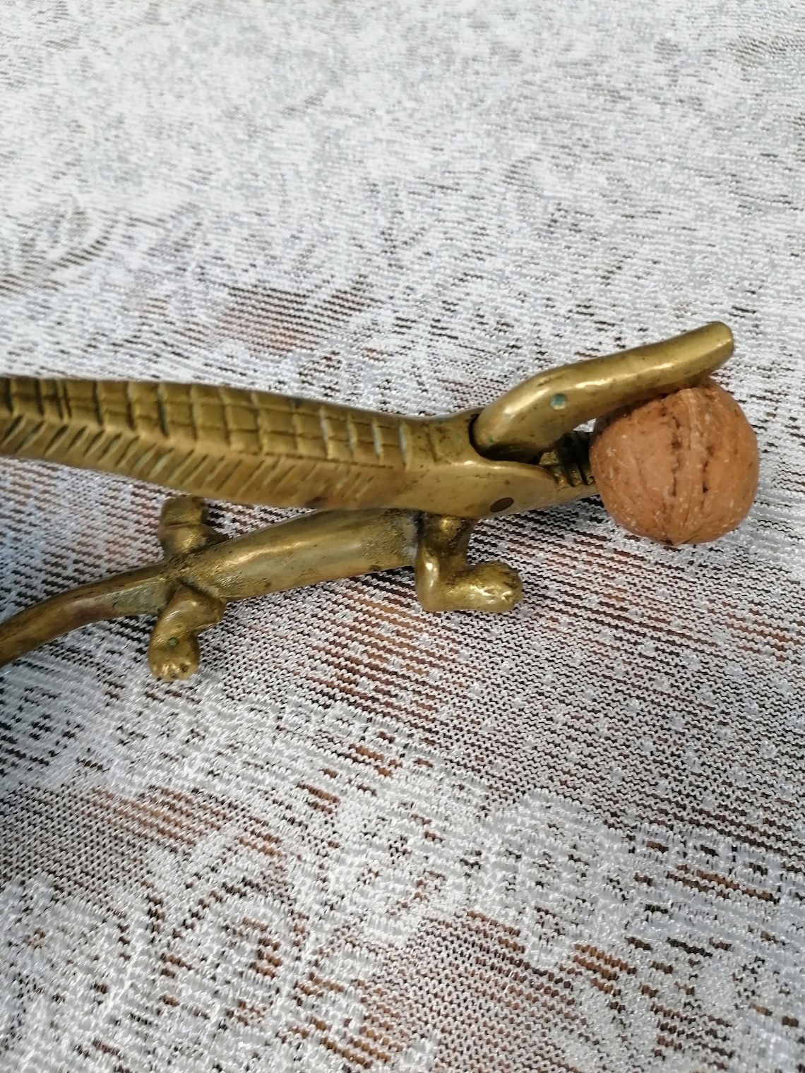 Antique Brass Crocodile Nutcracker Brass Alligator | Etsy