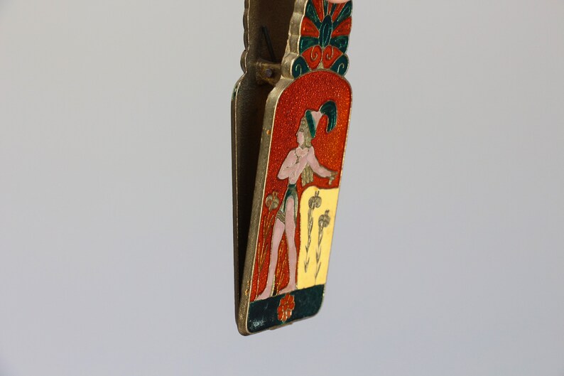 Vintage Heavy Bronze Greek Mail Clip Paper Holder and Letter - Etsy