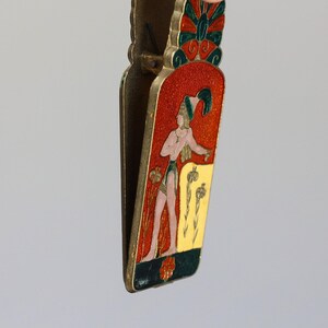 Vintage Heavy Bronze Greek Mail Clip, Paper Holder and Letter Opener ...