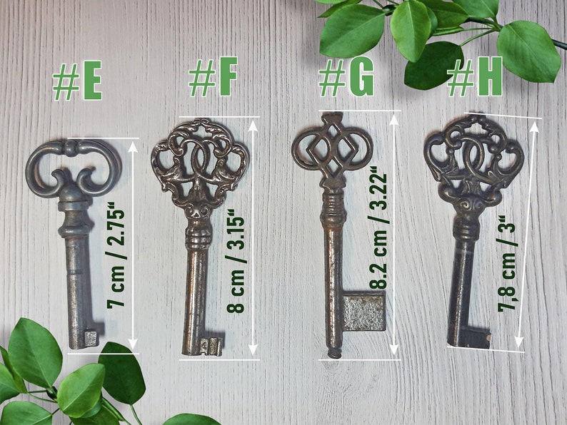 Real Antique Skeleton Keys Authentic Church Keys Door Keys - Etsy