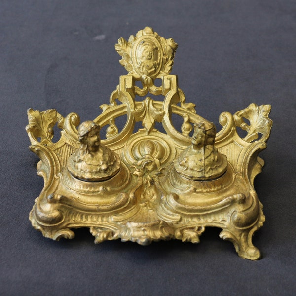 Double Inkwell - Etsy