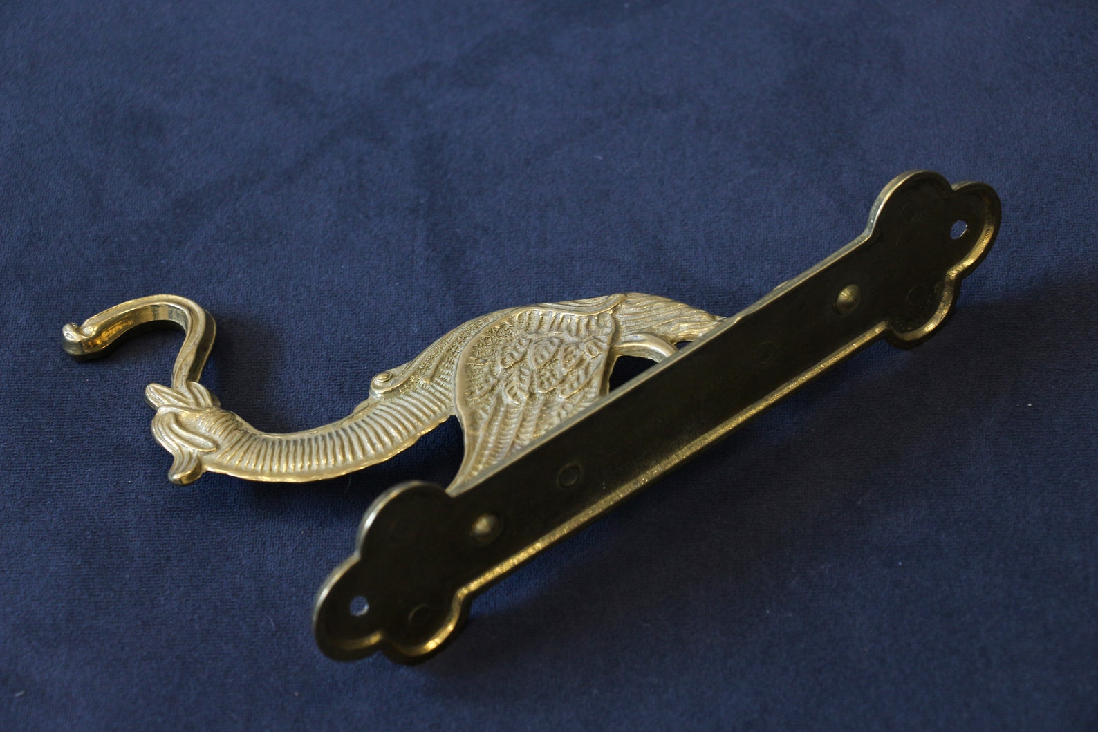 Brass Ornate Griffin Wall Hook Bronze Phoenix Wall Hanger - Etsy
