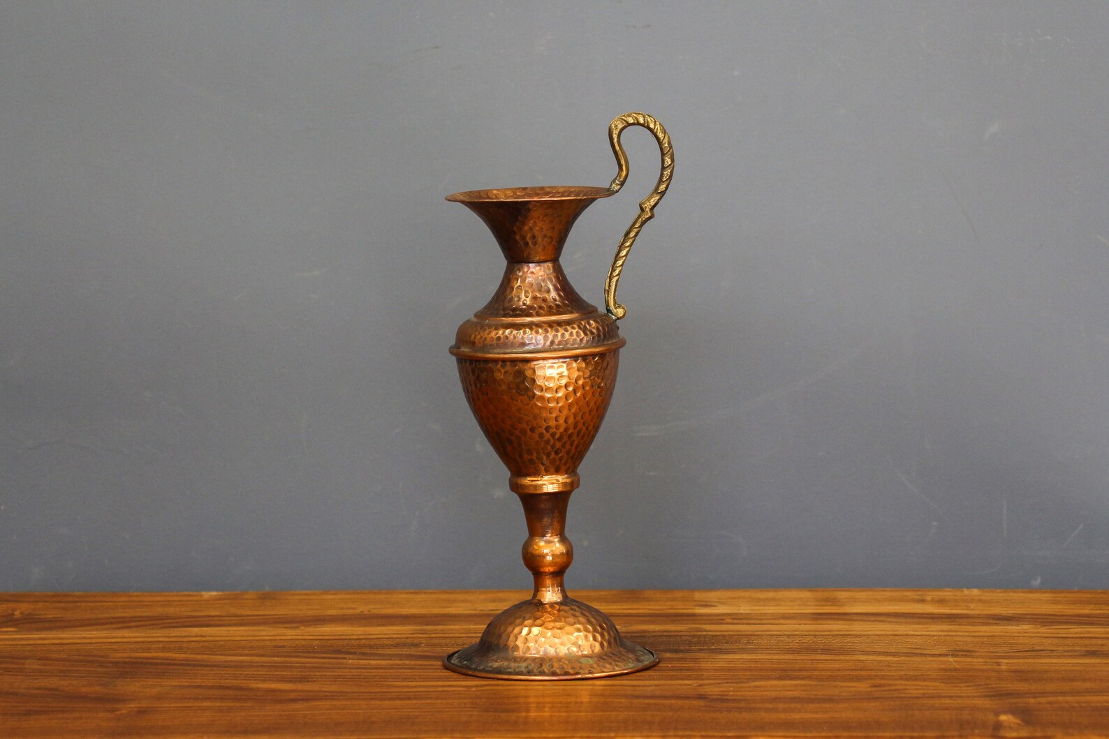 Antique Hammered Copper Amphora Cute Medium Size Copper Vase - Etsy