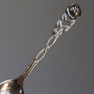Antique Different Small Coffee Spoons, Elegant Teaspoons, Chrome ...