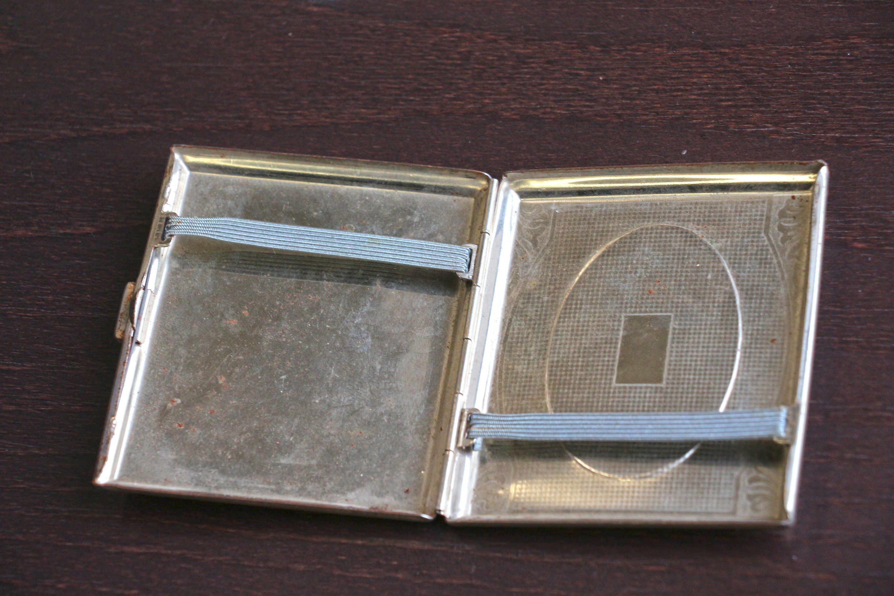 Antique German Cigarette Case / Art Deco Silverplated - Etsy