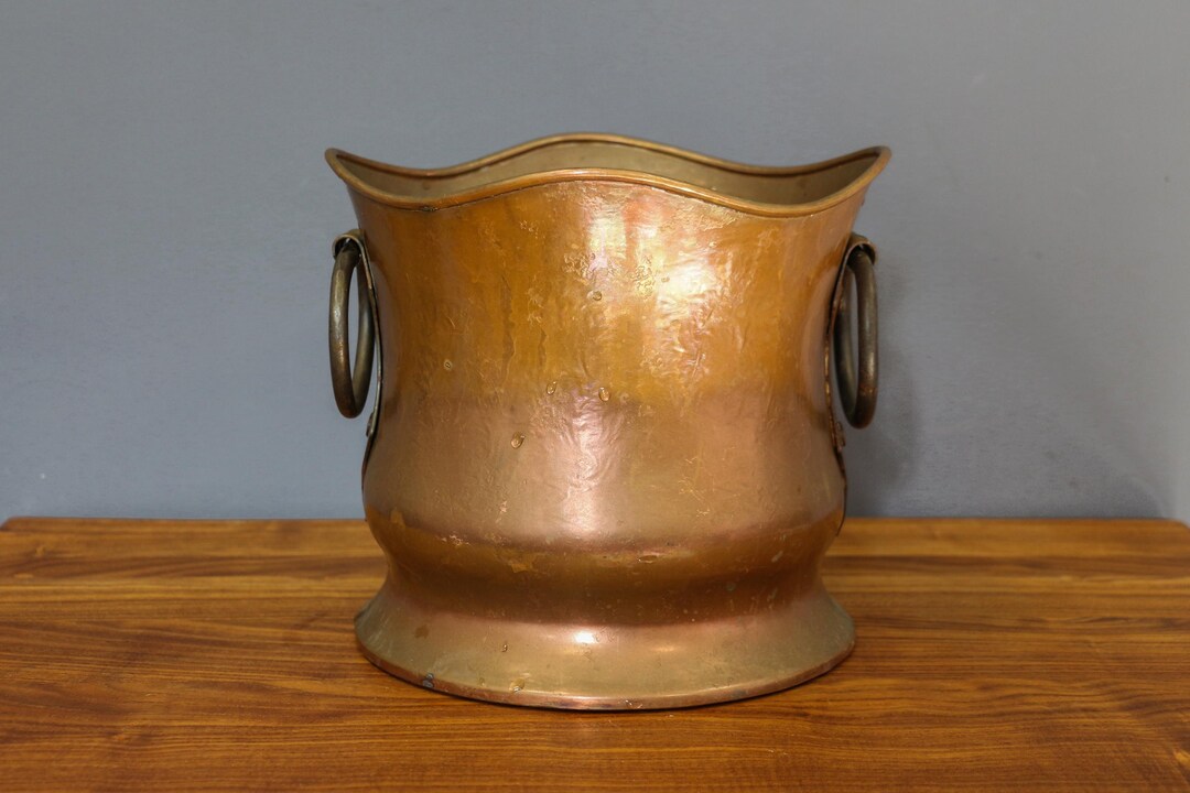 Copper and Wrought Iron Cauldron Signed Goardère [jean], Brassware ...