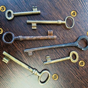 Real Antique Skeleton Keys Authentic Church Keys | Etsy