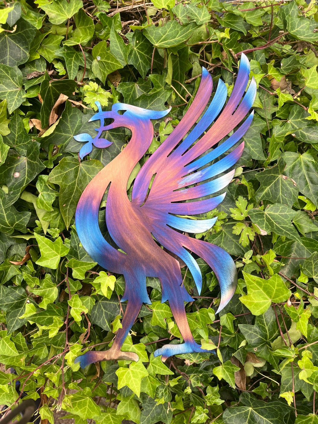 Liverbird Rainbow Liverpool Reds Metal Wall Art Weather Resistant ...