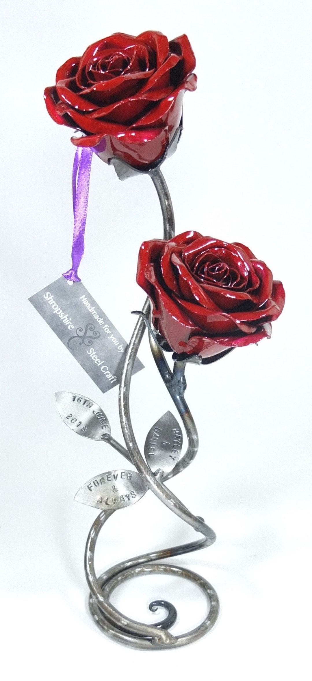 Double Red Medium Rose - Etsy UK