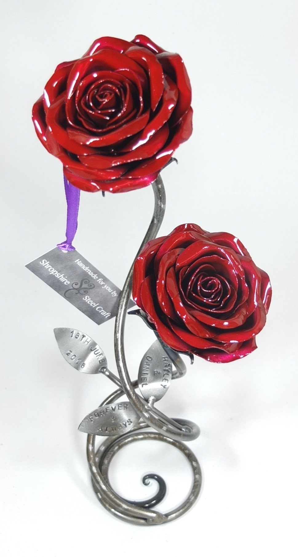 Double Red Medium Rose - Etsy UK