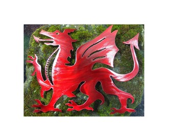 Y Ddraig Goch / the Welsh Red Dragon - Etsy UK