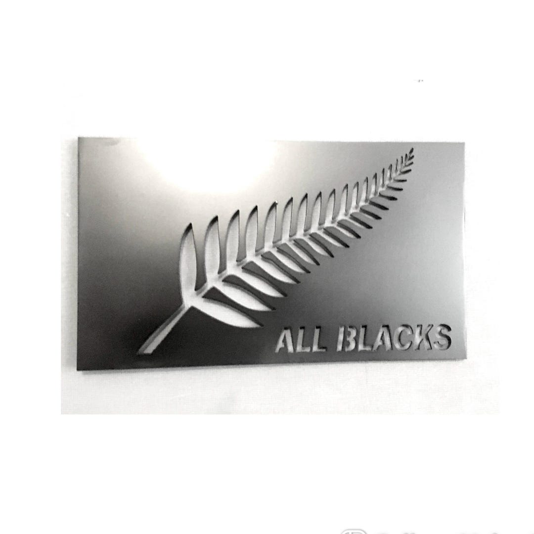 All Blacks Wall Art, New Zealand Rugby Team Metal Wall Art for Garden ...