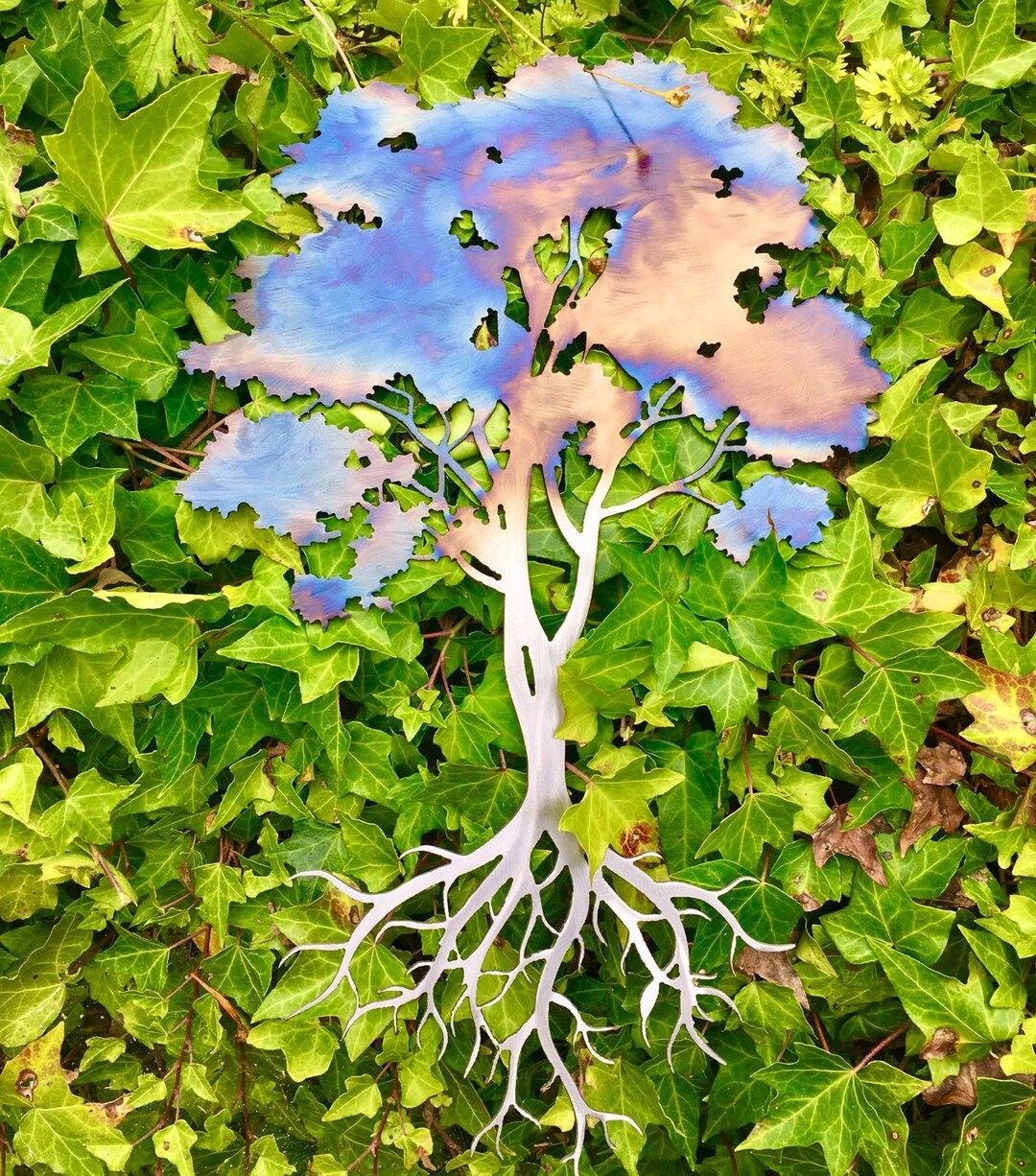 Sycamore Tree of Life Wall Art Rainbow Celtic Family Tree Buisness Sign ...
