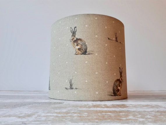 Rabbit Lampshade Country House Lampshade Cottage Lampshade - Etsy