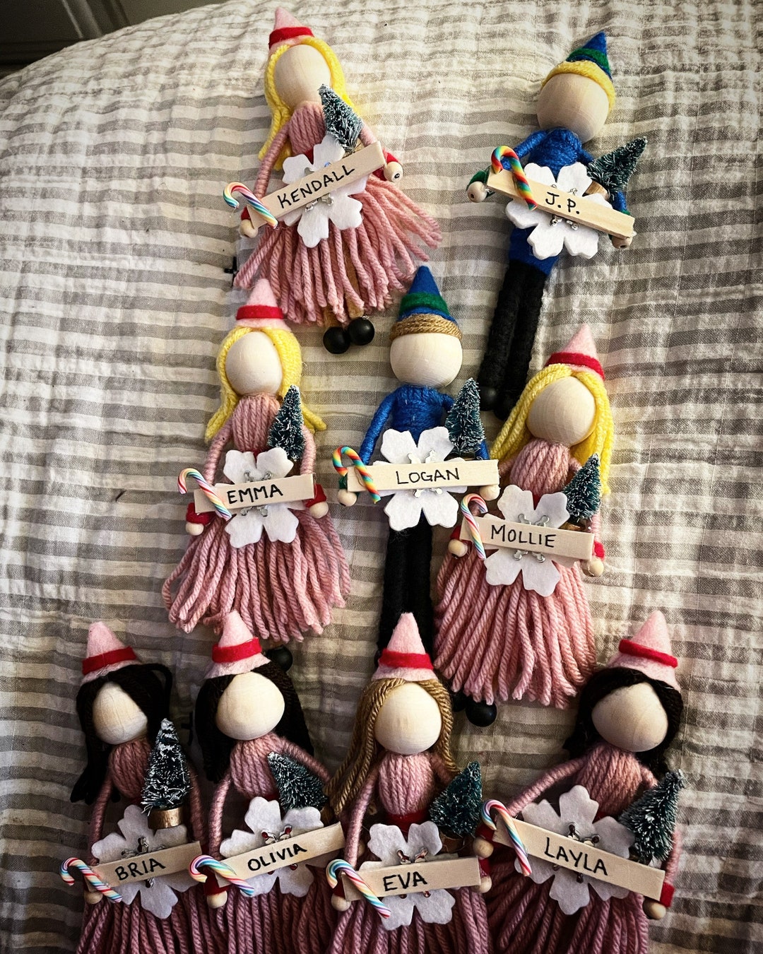 Custom Boy/girl Elf Ornaments - Etsy