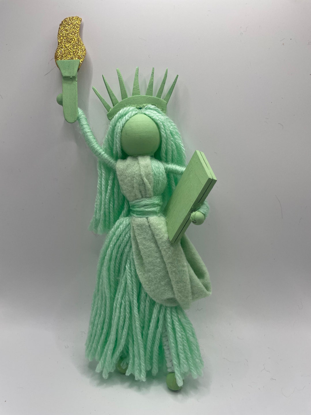 Statue Of Liberty Dollornament Etsy