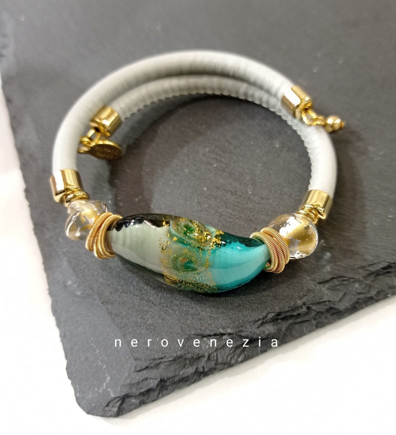 Murano Glass Bracelet Murano Glass Bracelet - Etsy