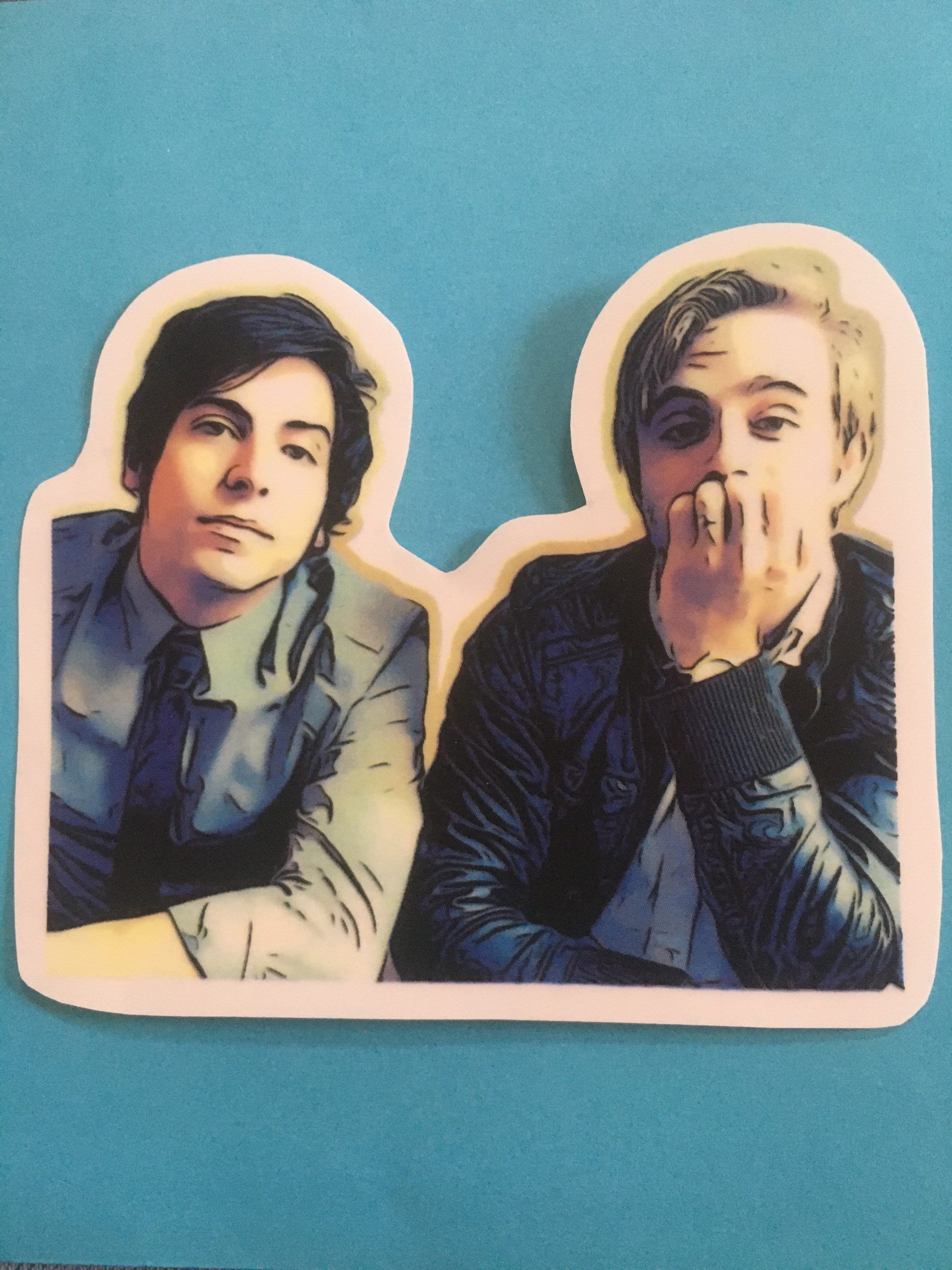 Eleventyseven- Matt Langston and Davey Davenport Sticker - Etsy