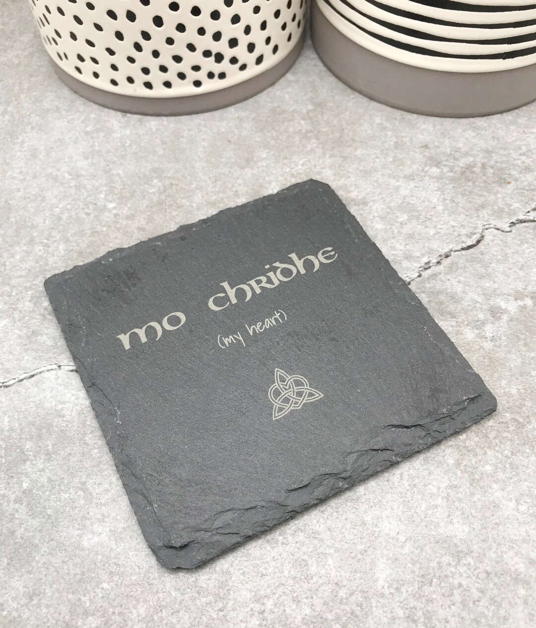 Scottish Slate Coaster - SECONDS - Scottish Gaelic - Cheers - Outlander ...