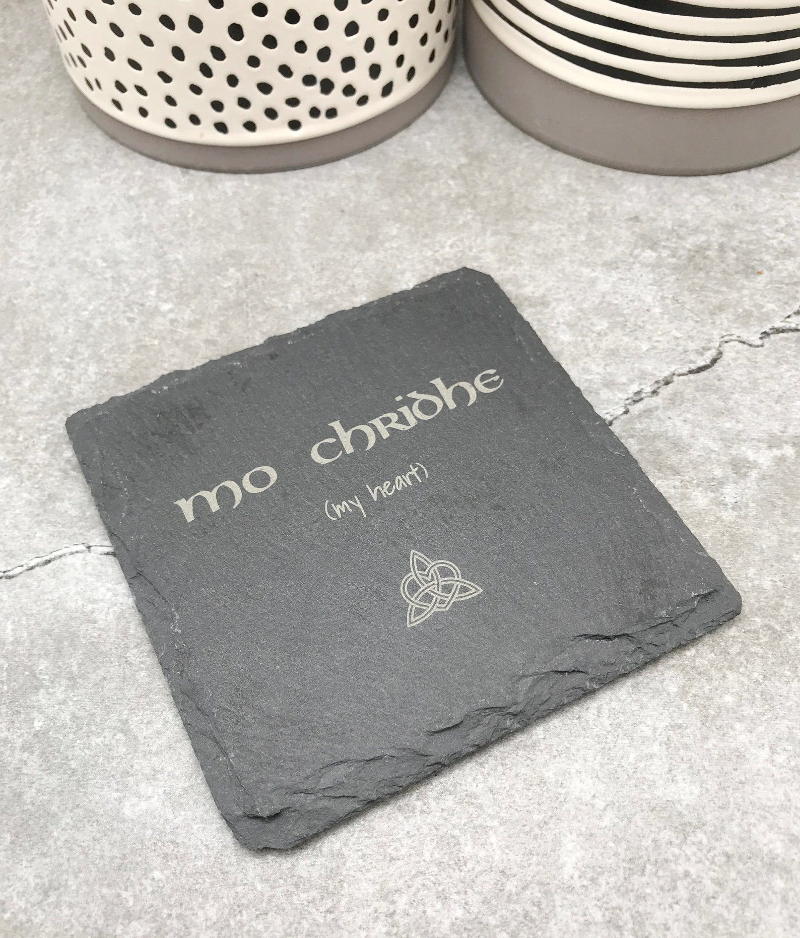 Scottish Slate Coaster SECONDS Scottish Gaelic Cheers Outlander ...