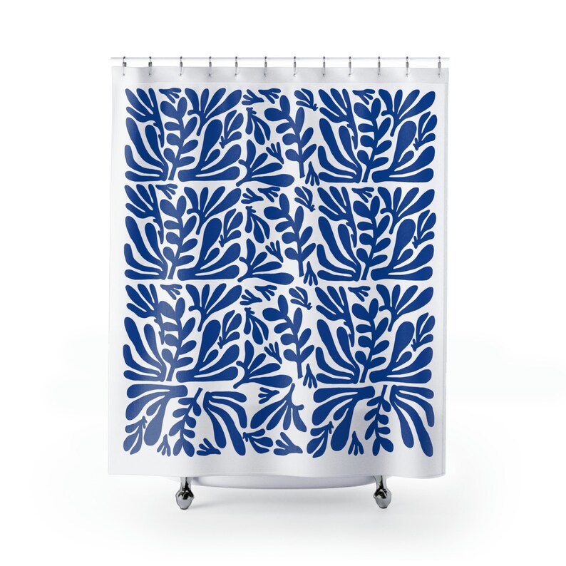 Henri Matisse Blue Inspiration Abstract Blue Art Shower - Etsy