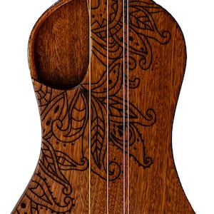 The New Boondocker D2 All Mahogany "walking Dulcimer" With Henna ...