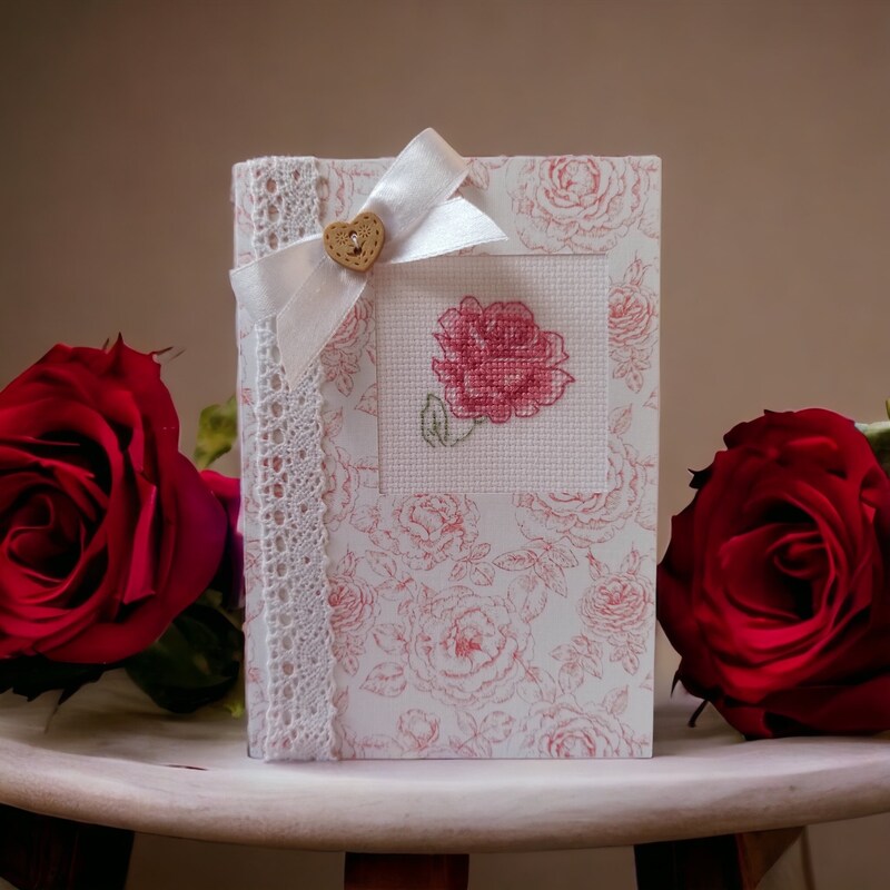 Embroidered Postcard - Etsy