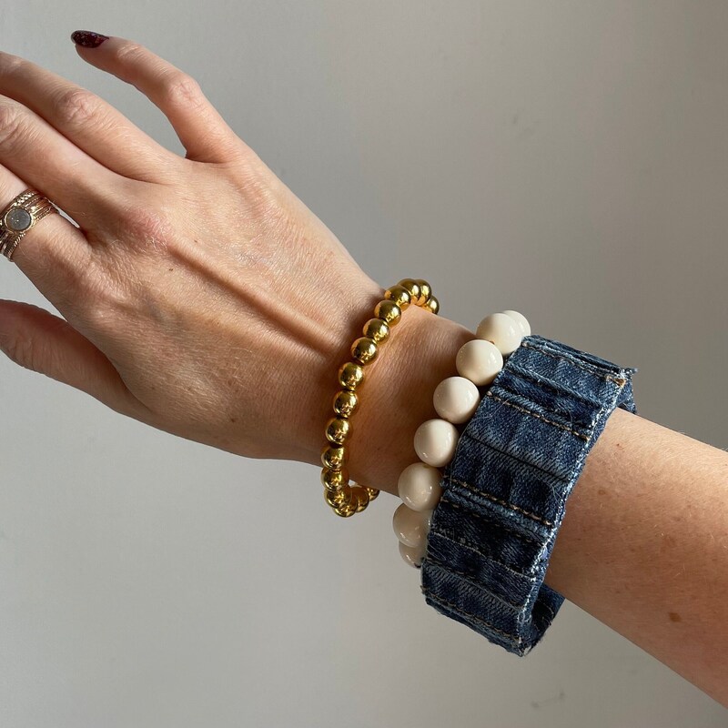 Denim Bracelet - Etsy