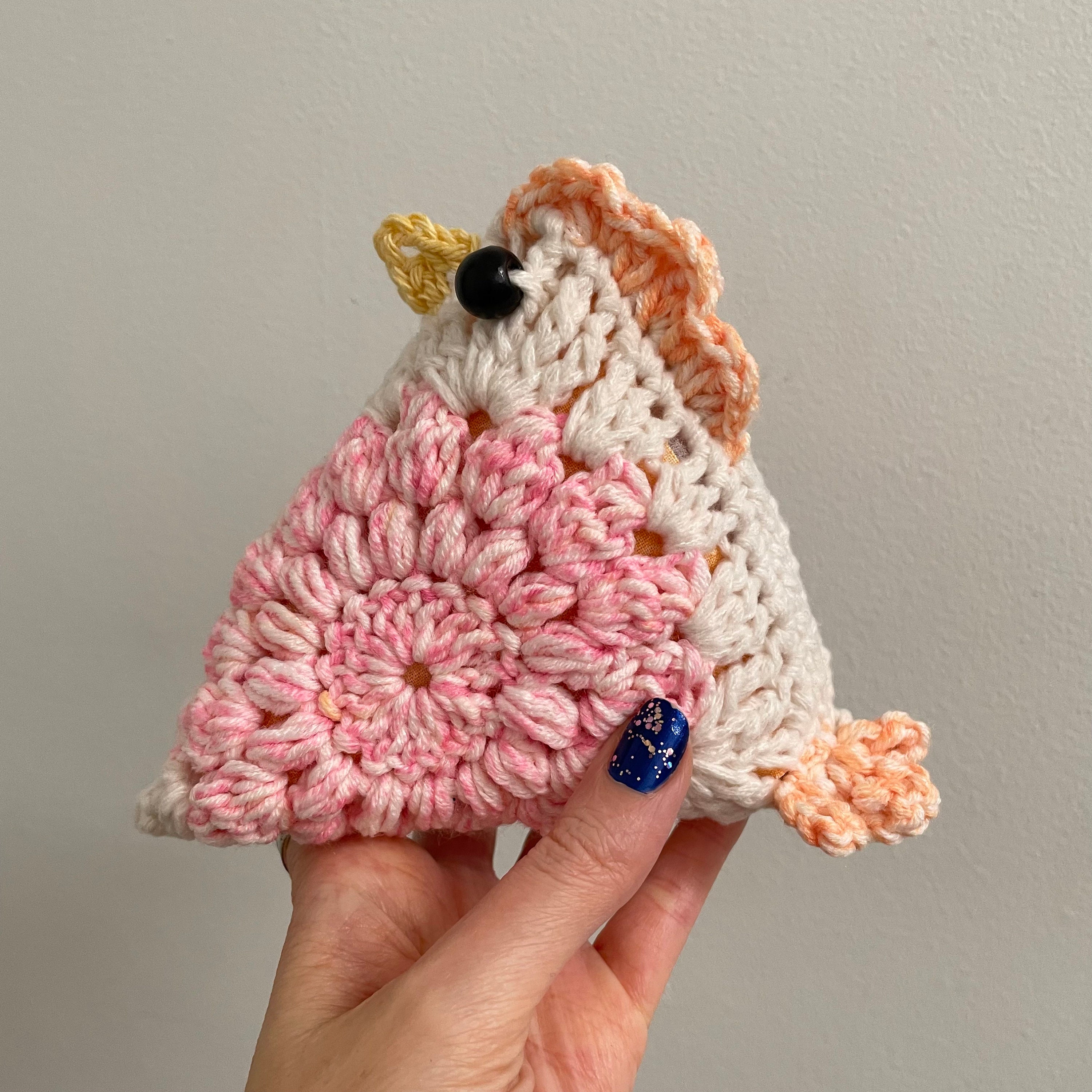 Granny Square Chicken, Crochet Chicken, Chicken Home Decor, I Love ...