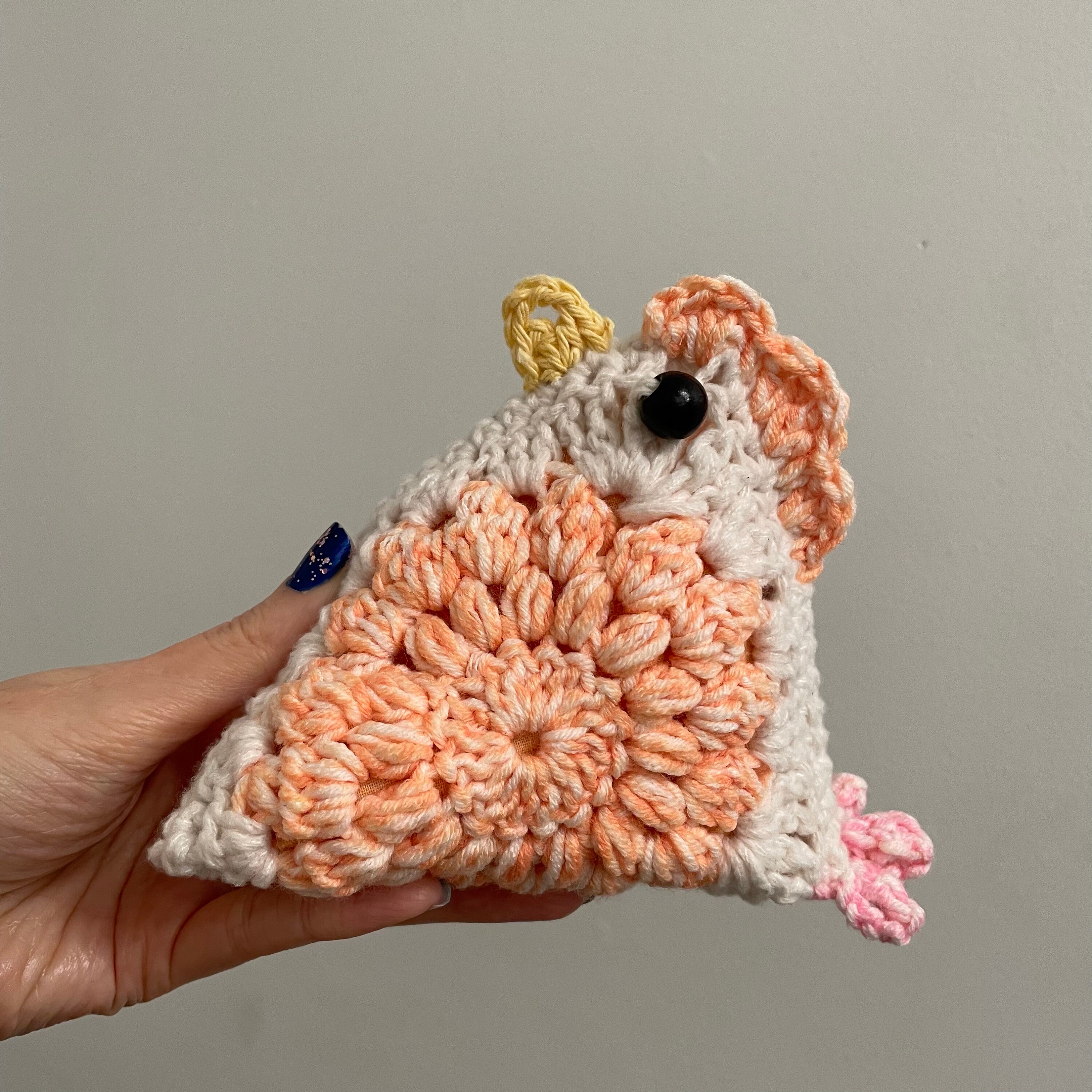 Granny Square Chicken, Crochet Chicken, Chicken Home Decor, I Love ...