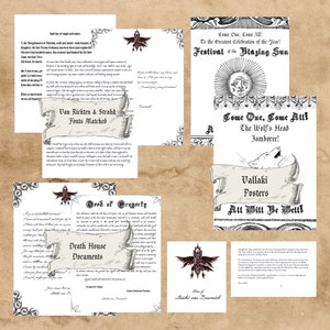 Curse of Strahd Custom Campaign Dinner Invitation Hand Out for - Etsy