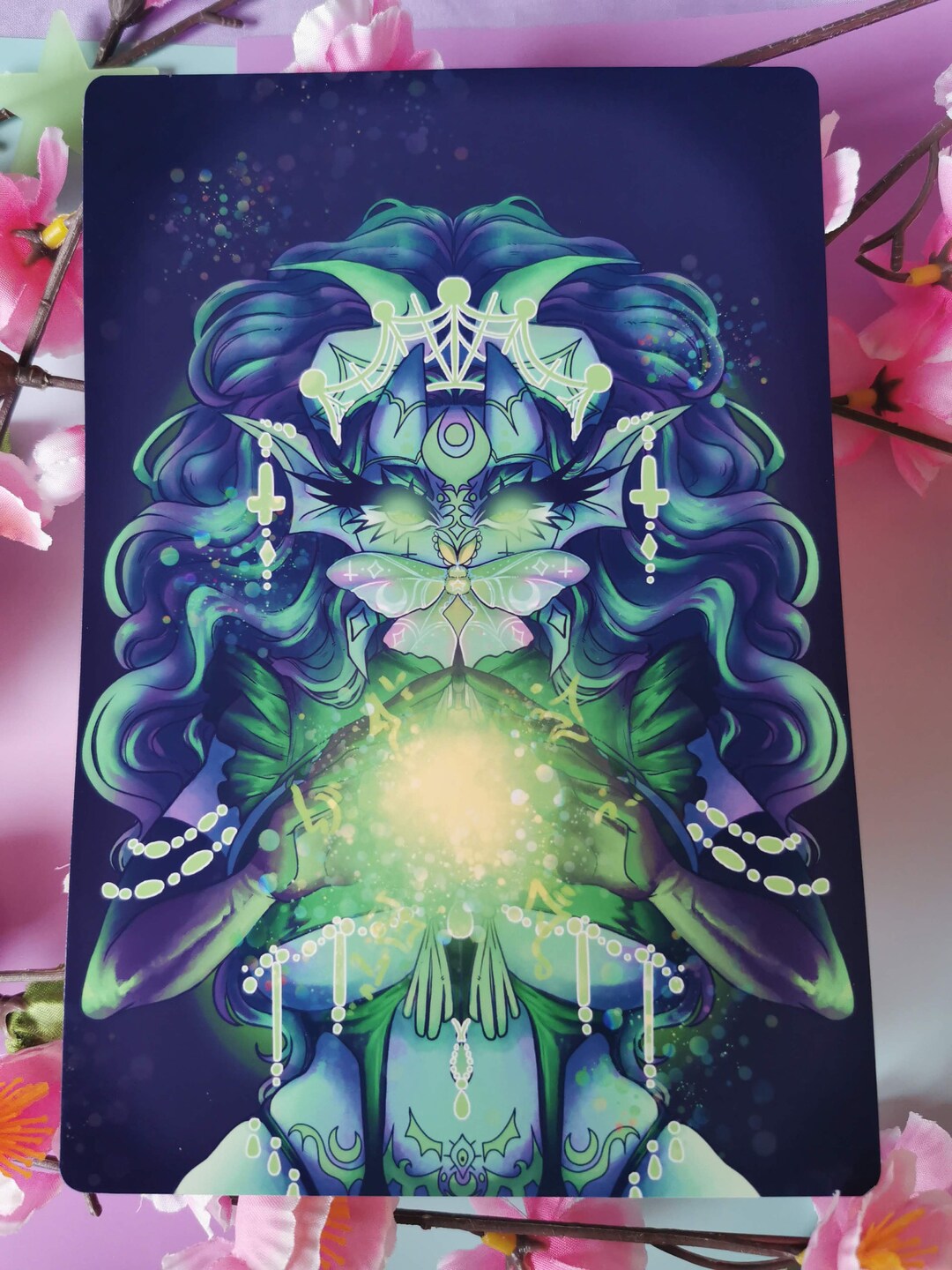 Witch Moth Lingerie Girl Elf A4 A5 Print - Etsy