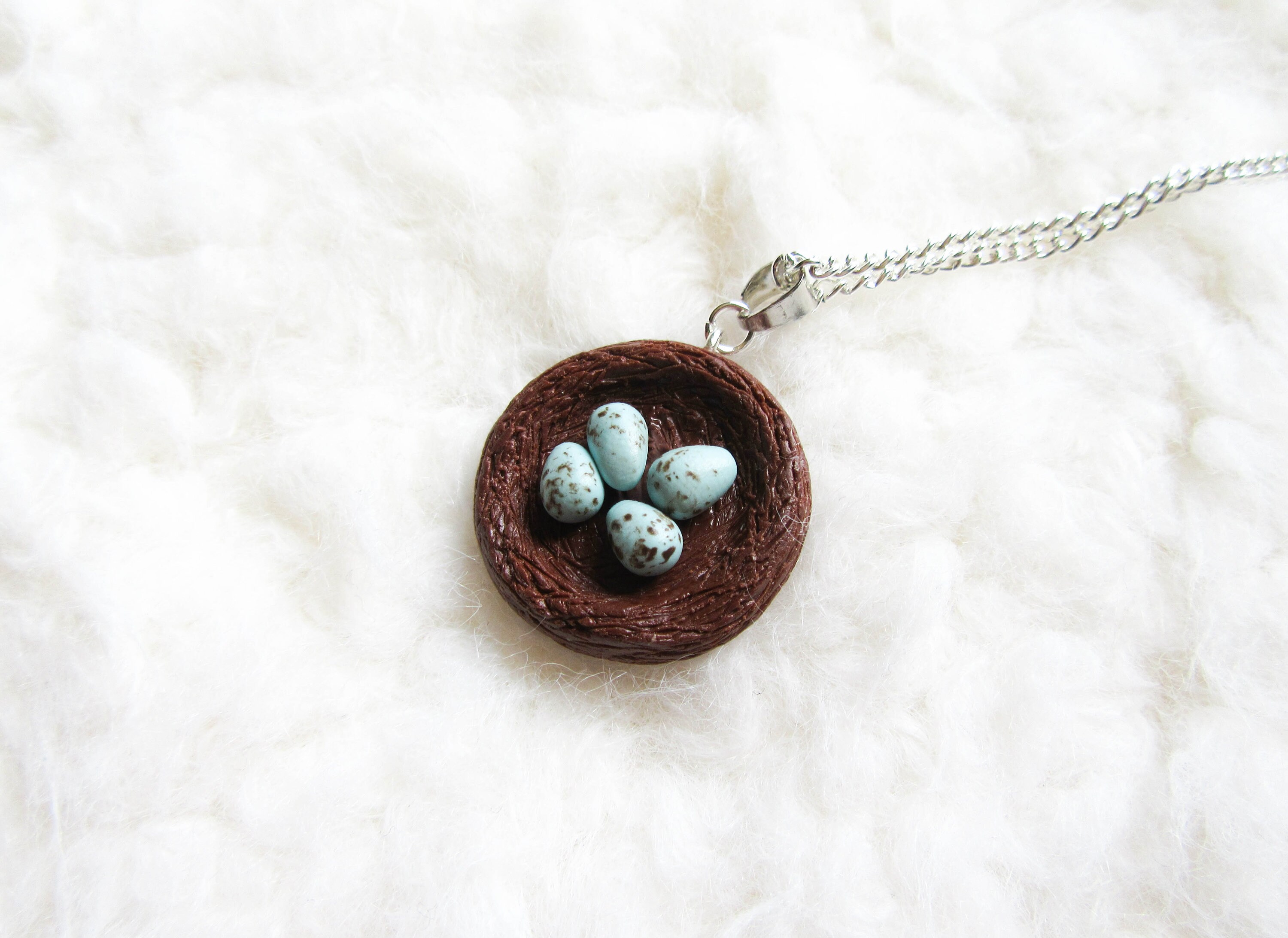 Robins Egg Necklace Robins Nest Necklace Bird Nest Necklace - Etsy