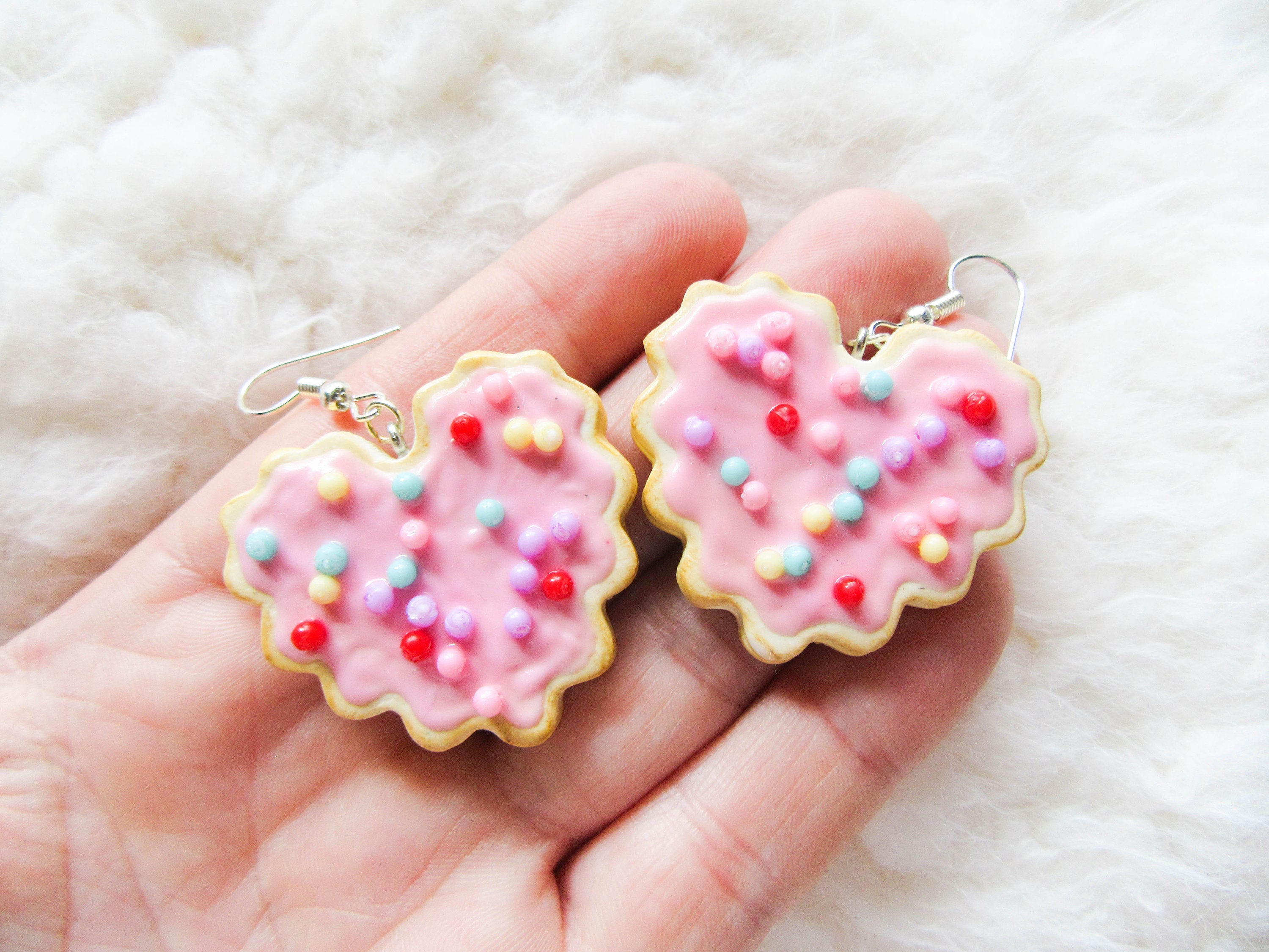 Sugar Cookie Earrings Cute Earrings Kawaii Earrings Sweet | Etsy