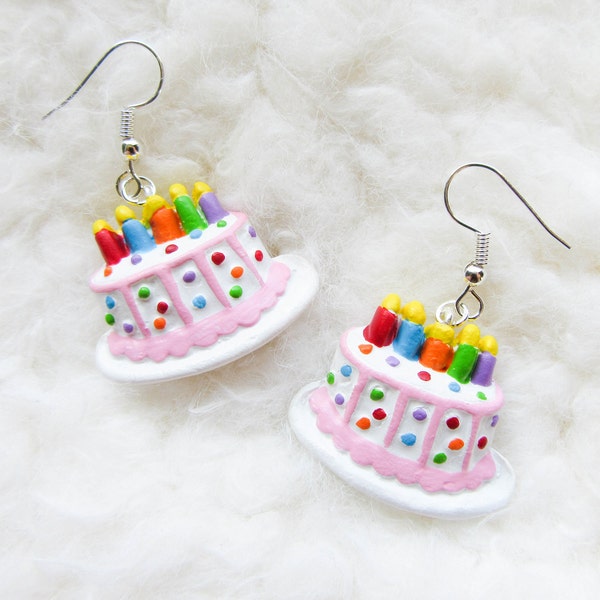 Cake Earrings - Etsy