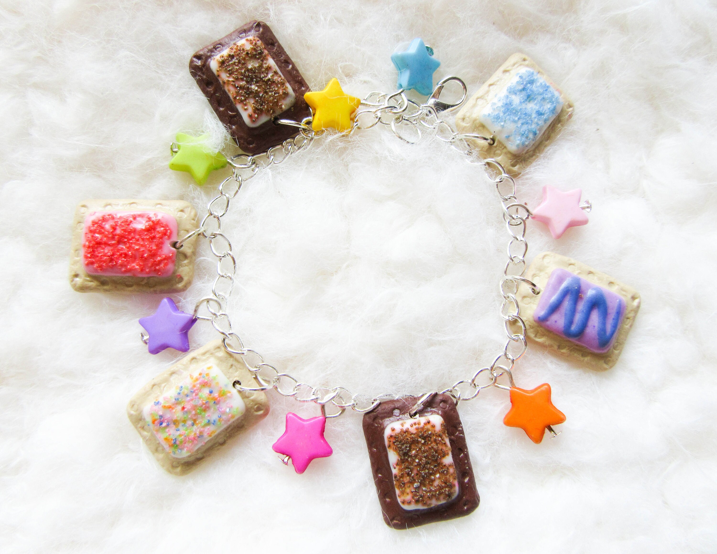 Pop Tart Bracelet Food Bracelet Food Jewelry Polymer Clay - Etsy