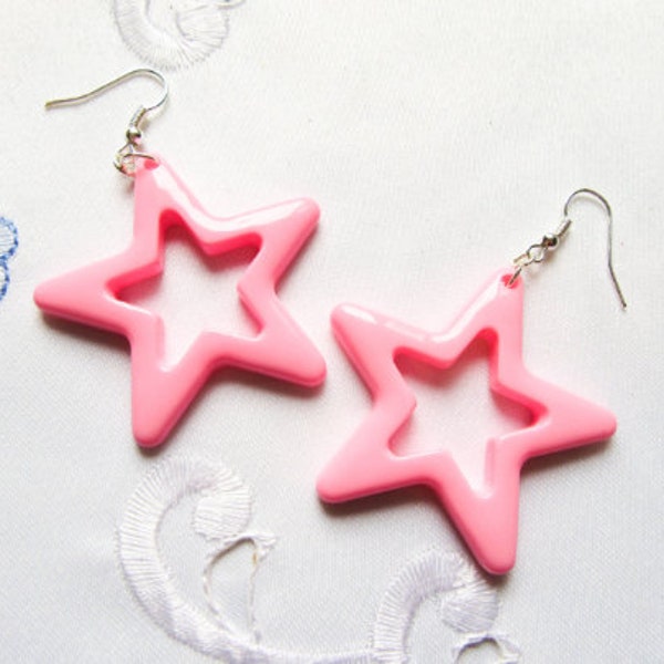 Pink Earrings - Etsy