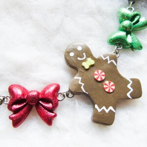 Gingerbread Man Necklace, Gingerbread Men, Christmas Necklace ...