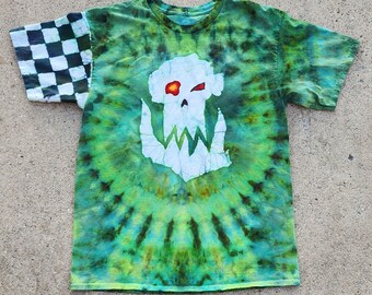 Bad Moon Hand Painted Ork Batik Tie Dye Size Large - Etsy