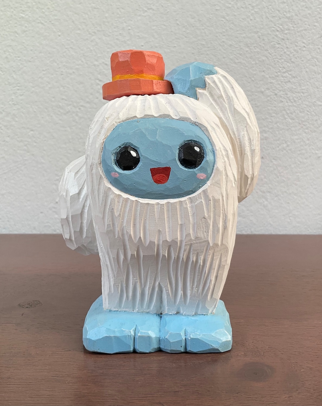Yeti Boy - Wood Figurine and Toy Carving for Art Collector and ...