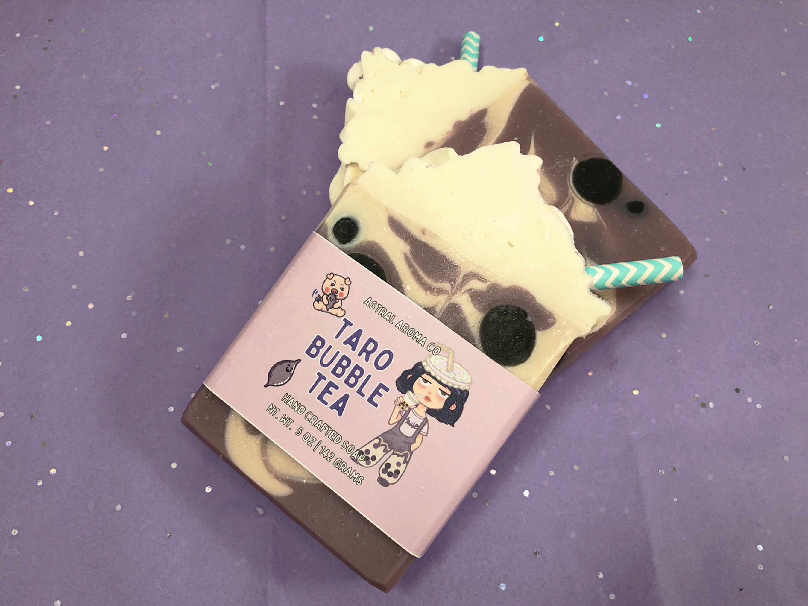 Taro Bubble Milk Tea Soap Taro Boba Milk Tea Handmade Soap - Etsy UK