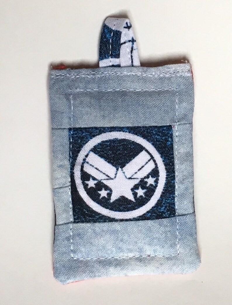 Captain Marvel Carol Danvers Handmade Quilted Keychain MCU Avengers ...