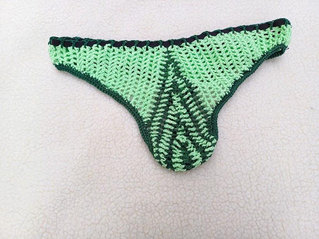 Mens Mesh Briefs Swimwear Mens Swim Trunks Crochet Cotton Briefs for ...