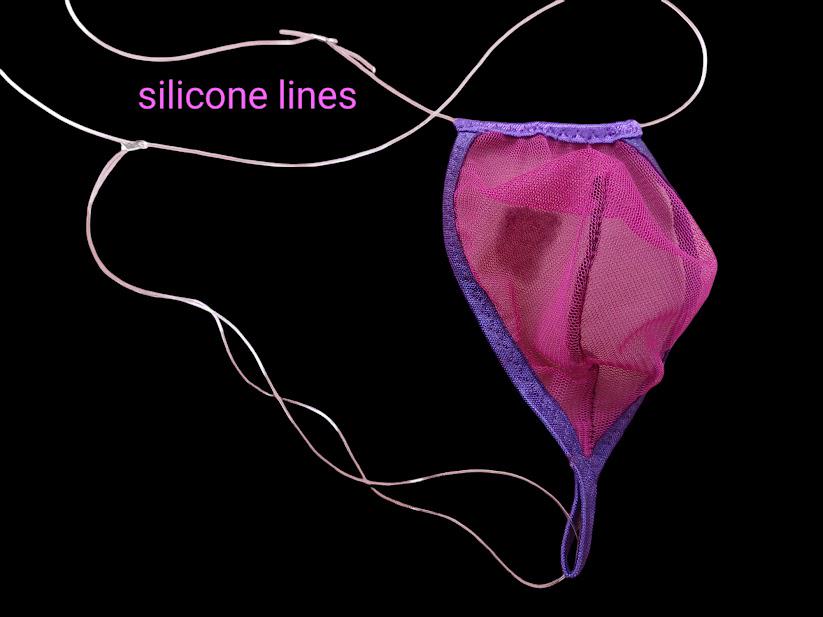 Mens Swimwear Micro Thong Men's Tanning Transparent Sheer Mens Tiny ...
