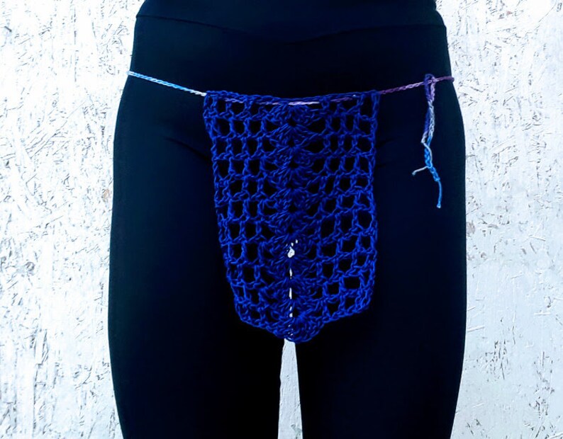 Crochet loincloth Open crotch g string Beach Erotic lingerie | Etsy