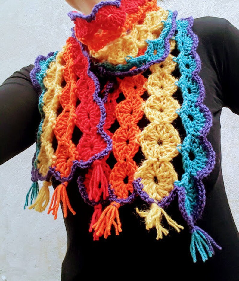 Rainbow LGBT Scarf Gay Ski Week Wool Shawl LGBT Pride Scarf - Etsy