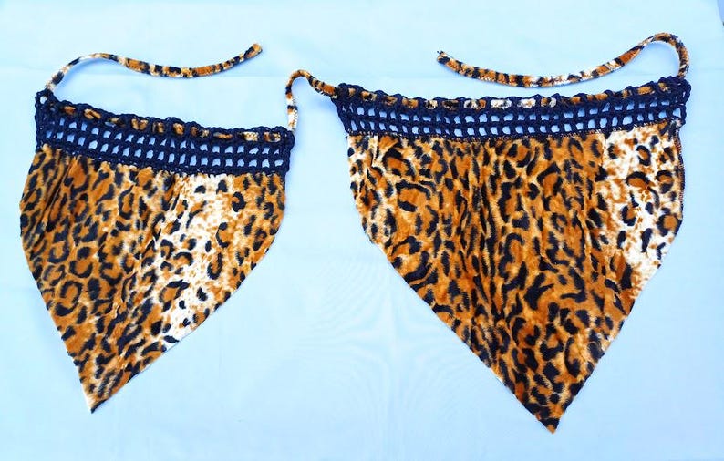 Loincloth Leopard Costume Unisex Loincloth Fantasy Costume Handmade ...
