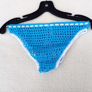 Mens Panties Sheer Swim Trunks Crochet Men's Thong Underwear Cotton ...