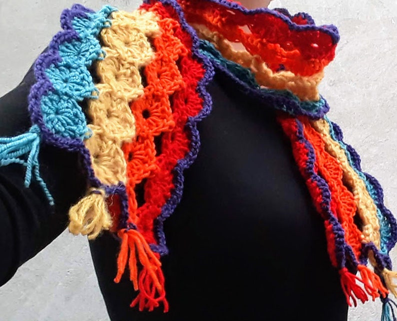 Rainbow LGBT Scarf Gay Ski Week Wool Shawl LGBT Pride Scarf - Etsy